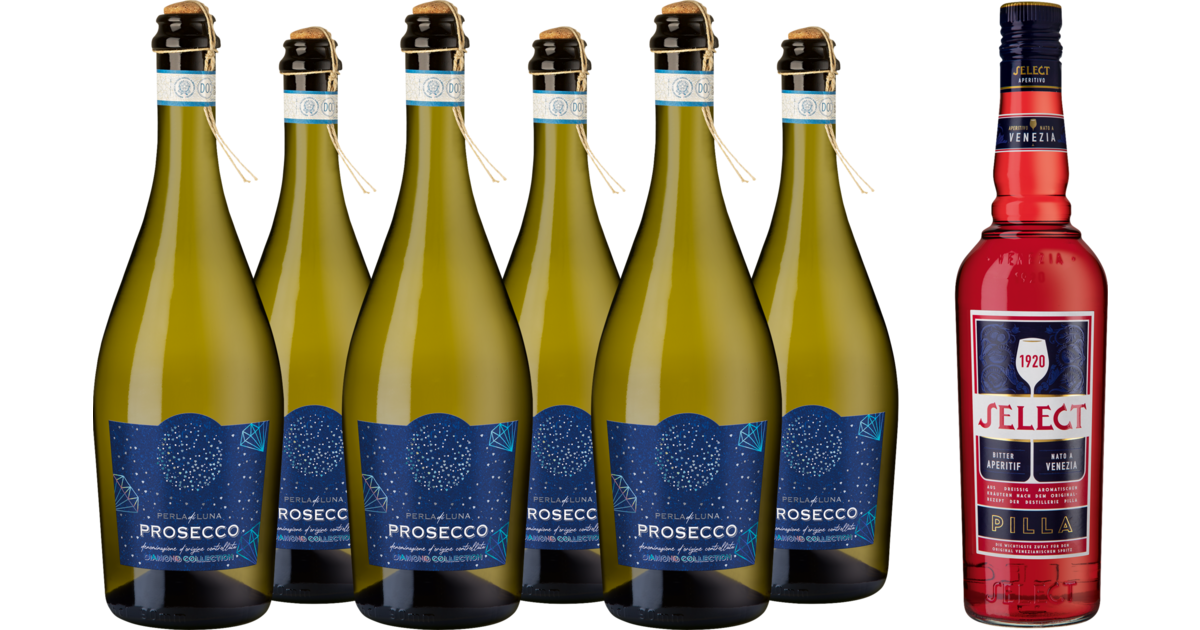 Aperitivo-Paket Perla di Luna + Select Bitter | Hawesko.de