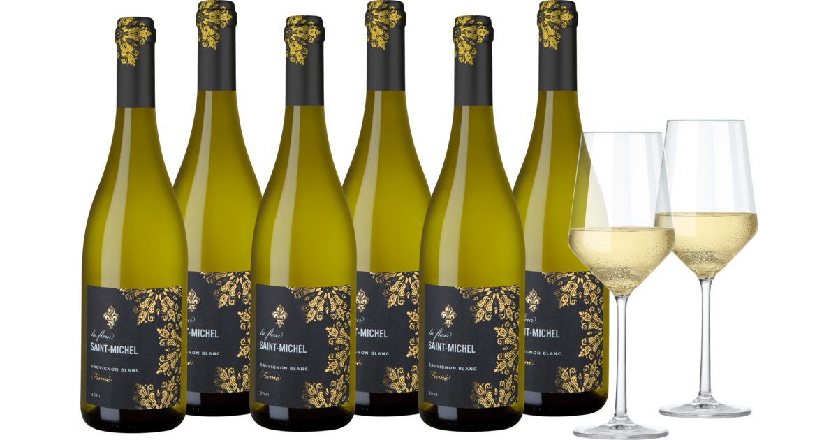 Paket La Fleur Saint-Michel Sauvignon Blanc Fumé 2021 | Hawesko.de